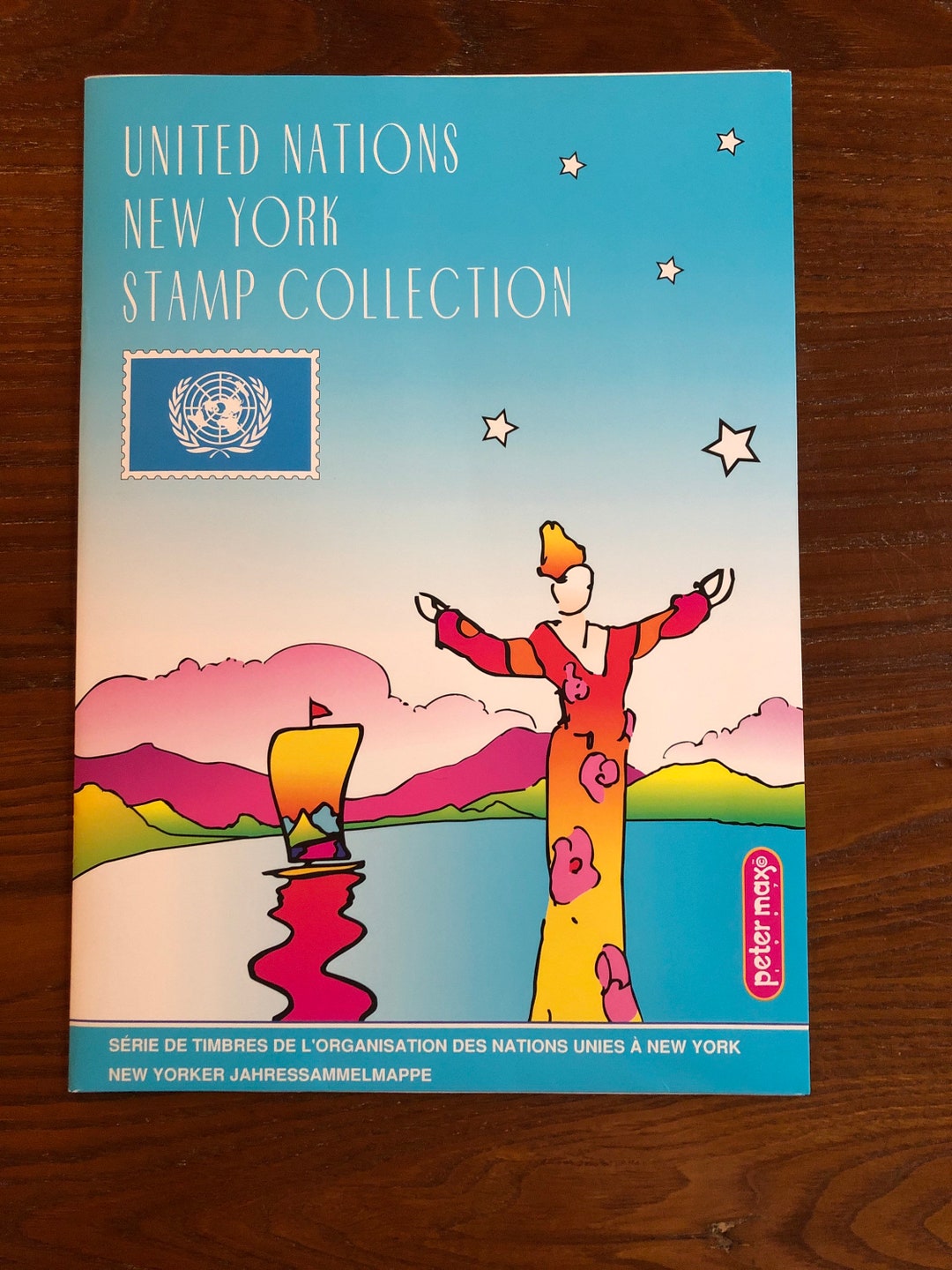 United Nations New York Stamp Collection in Folder - Etsy