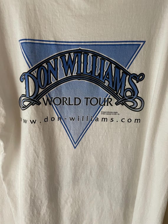 Don Williams 1999 World Tour T-Shirt - Gem