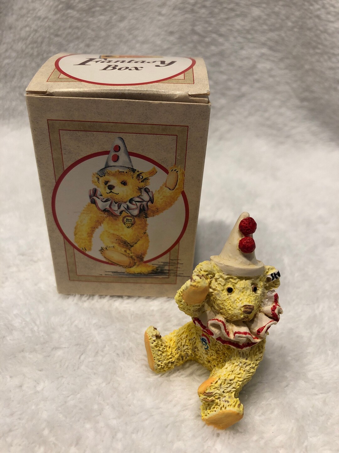 Steiff Ceramic Teddy Bear Clown Signed - Etsy