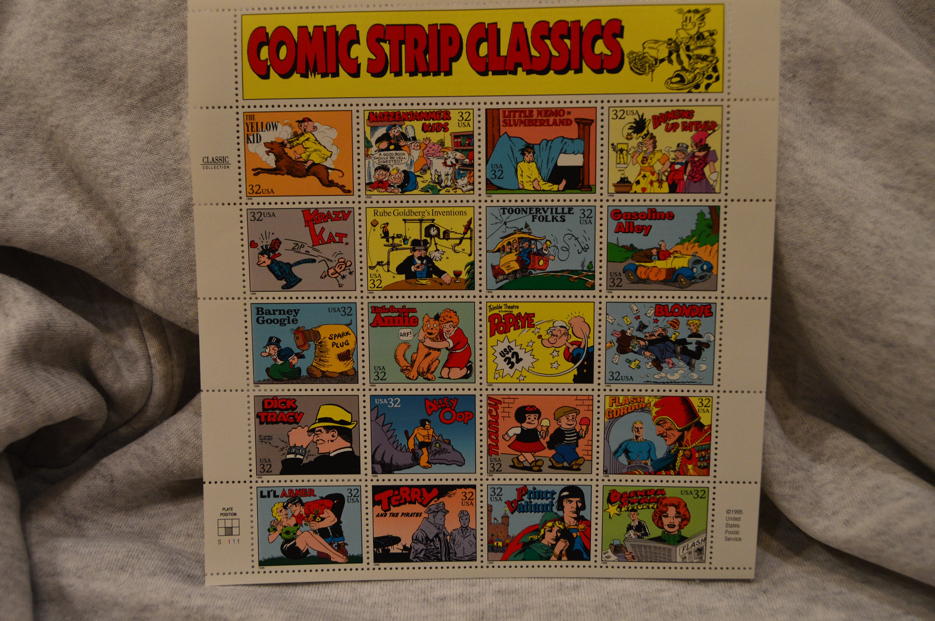 Comic Strip Classics USPS Postage Stamp Sheet - Etsy