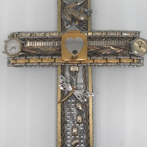 Jeweled Cross - Etsy