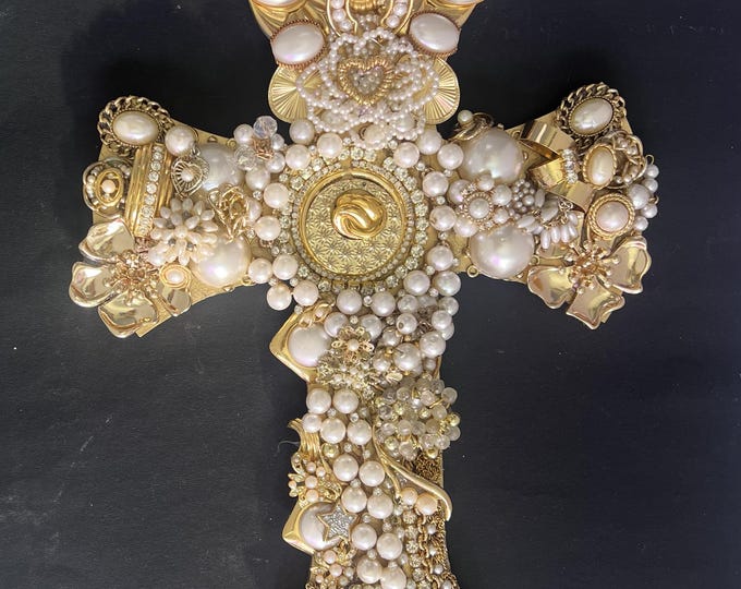 Religious Gifts, Hanging Cross, Memorial Cross, Vintage Jewelry Cross ...