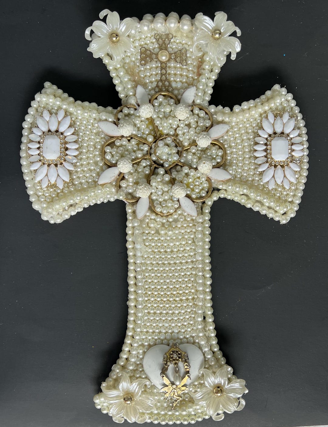 Religious Gifts, Hanging Cross, Memorial Cross, Vintage Jewelry Cross ...