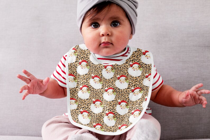 Vintage Santa Leopard Print Seamless Pattern (PNG File) - Etsy