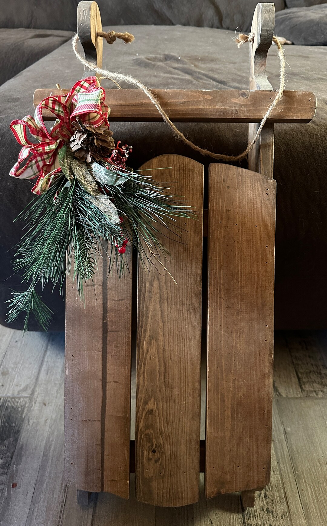 Winter Sled Decor - Etsy