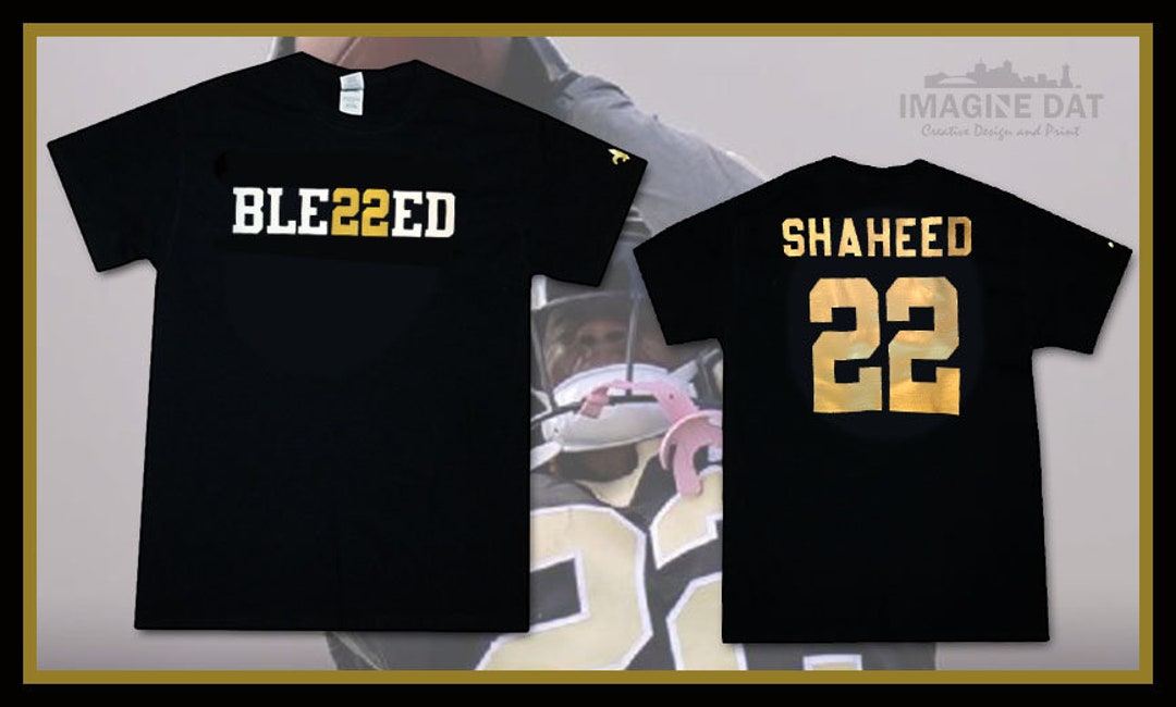Raheed Shaheed 'BLE22ED' Black Tee (unisex) - Etsy