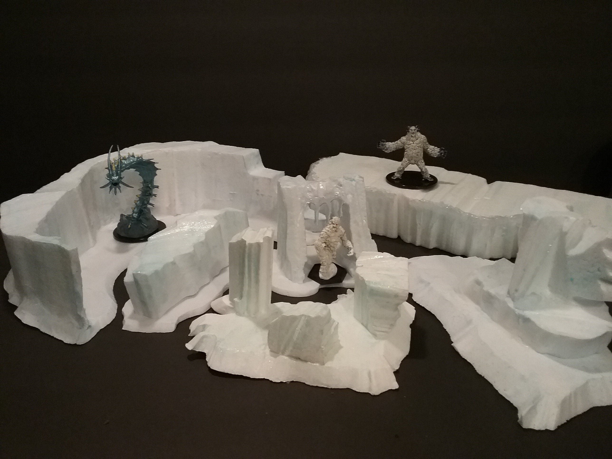Ice/snow Terrain Scatter Pieces (three Pieces per Order) - Etsy