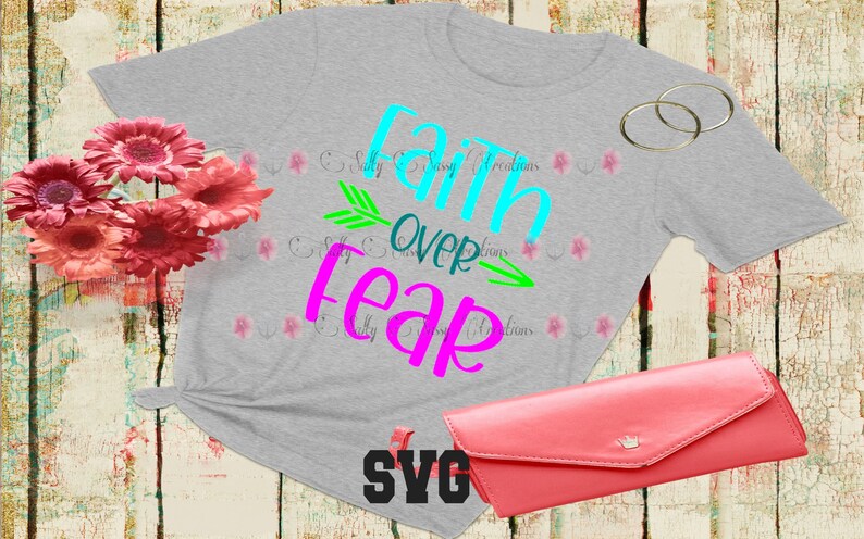 Faith Over Fear SVG - Etsy