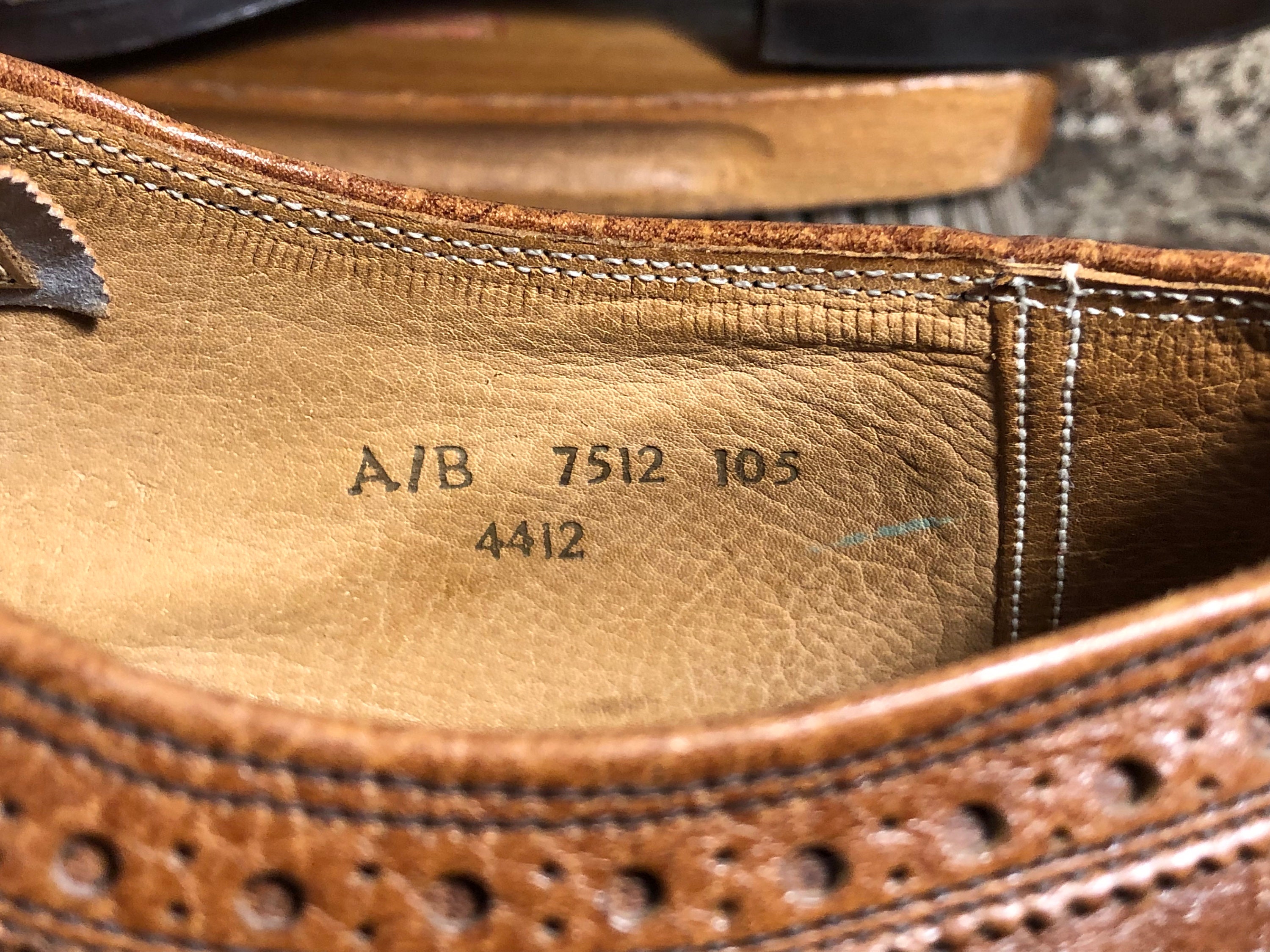 Vintage NOS Made in England Dacks Prairie Bison Long-wing Derbies, US ...