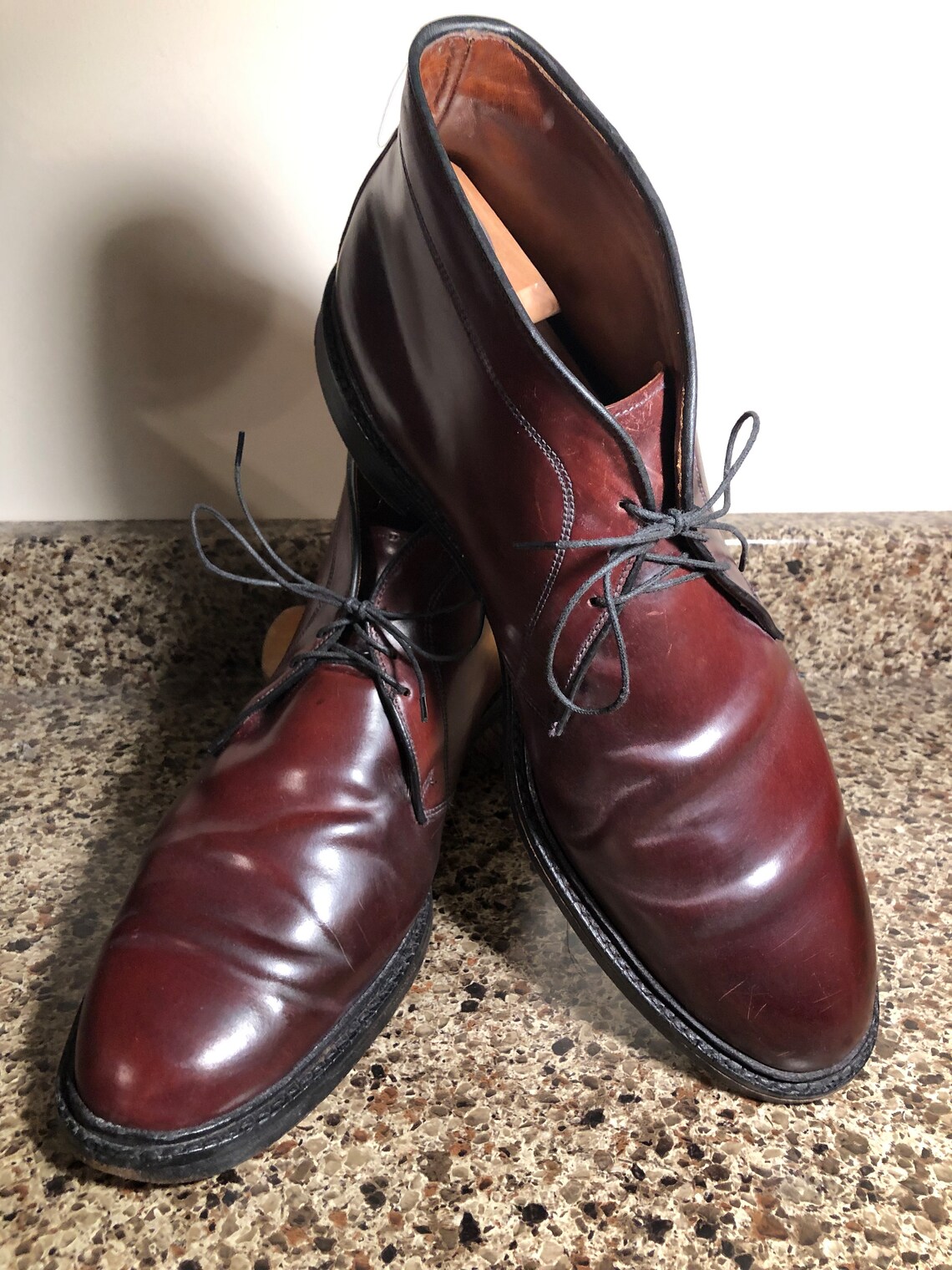 Allen Edmonds Shell Cordovan Dundee Chukkas, US Size 14D - Etsy