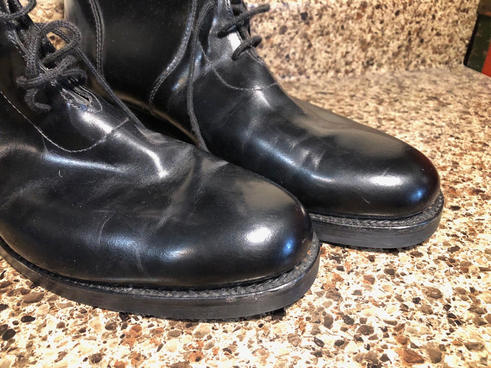 Hartt Daytona Motor Boots, High Black, Biltrite Soles and Heels, NOS ...