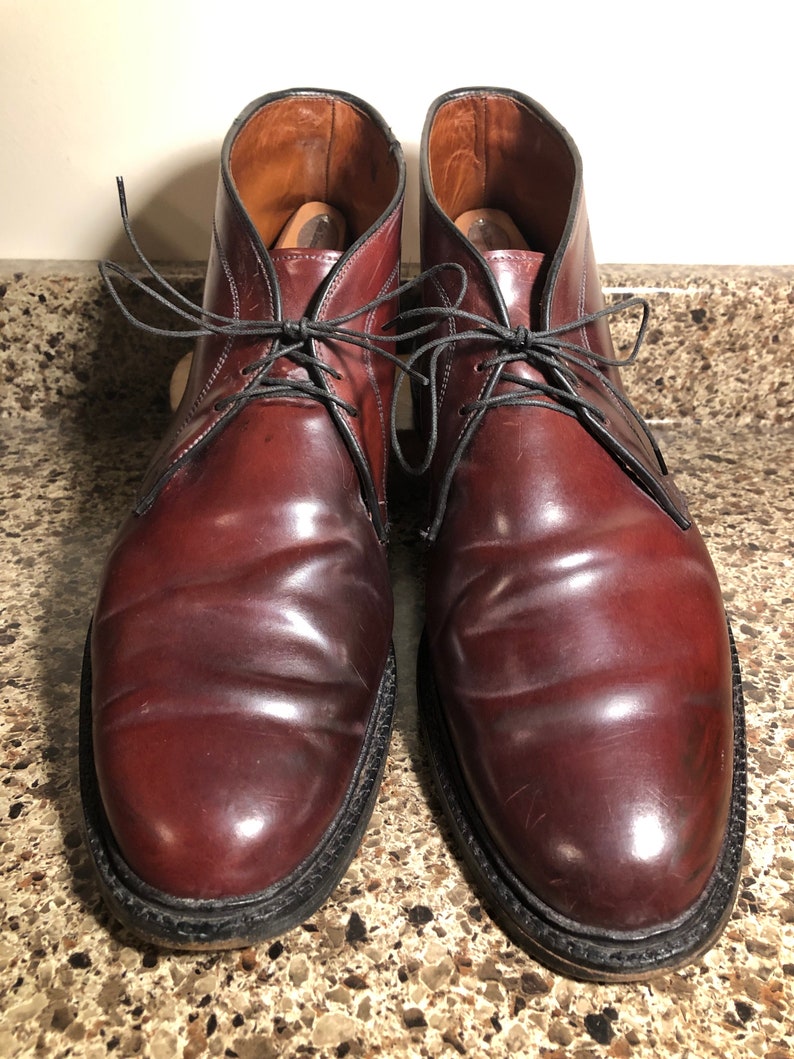 Allen Edmonds Shell Cordovan Dundee Chukkas, US Size 14D - Etsy