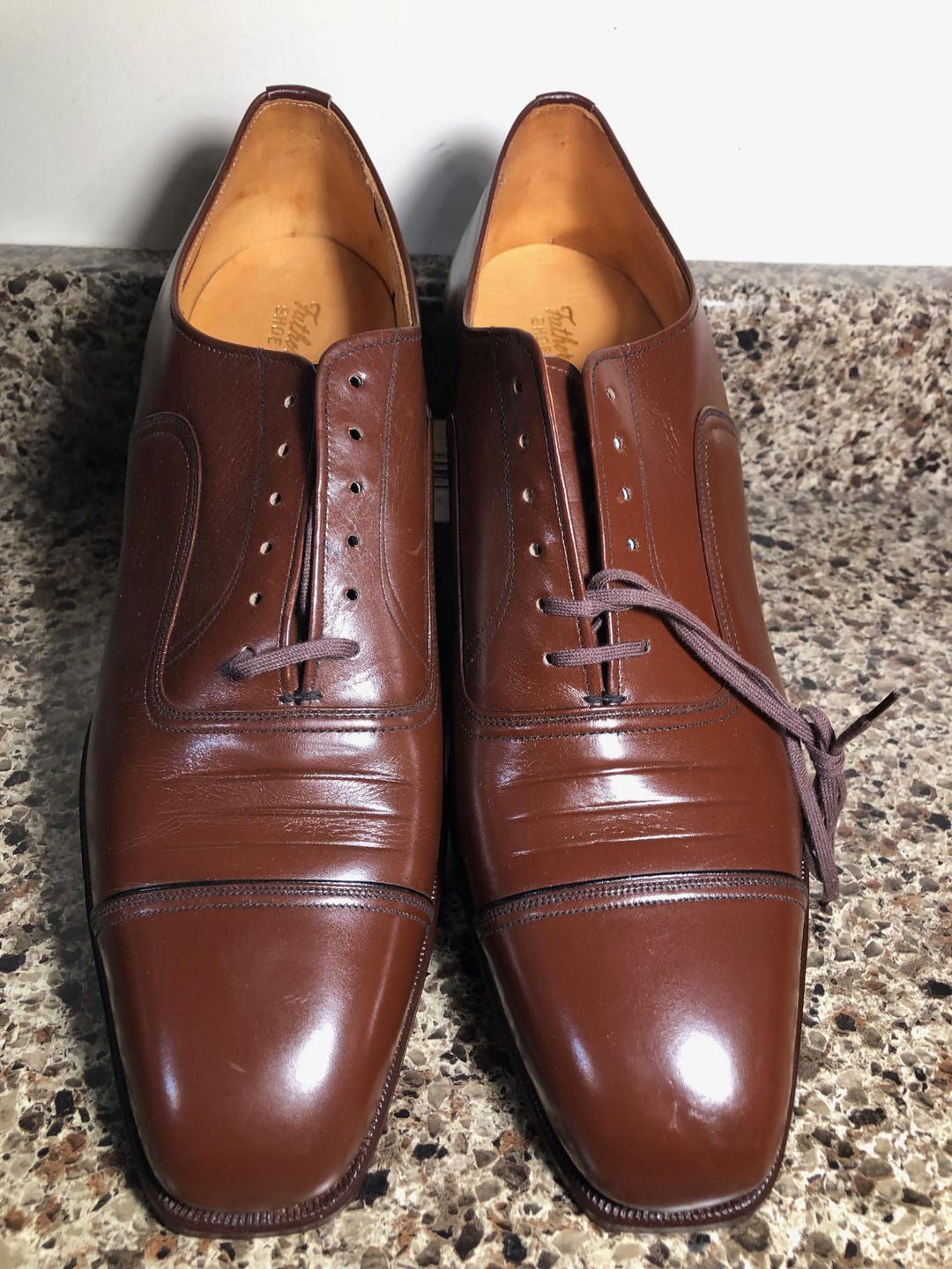 Made in Canada, Calf Leather, Chisel Toe Oxford, Macfarlane & Lefaivre ...