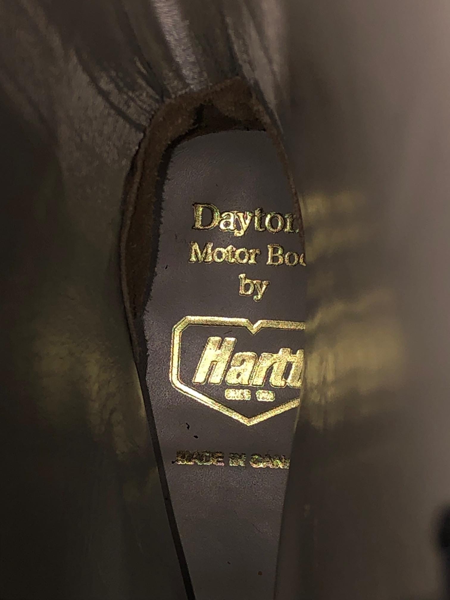 Hartt Daytona Motor Boots, High Black, Biltrite Soles and Heels, NOS ...