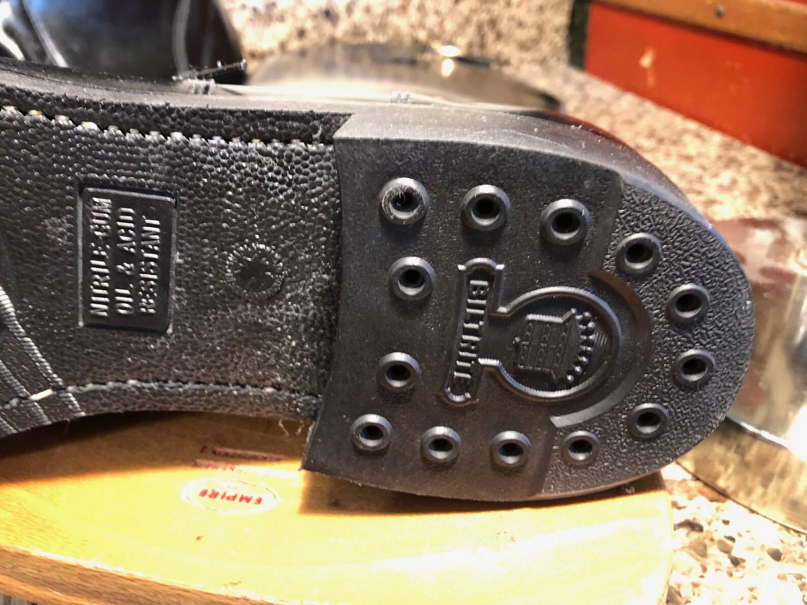 Hartt Daytona Motor Boots, High Black, Biltrite Soles and Heels, NOS ...