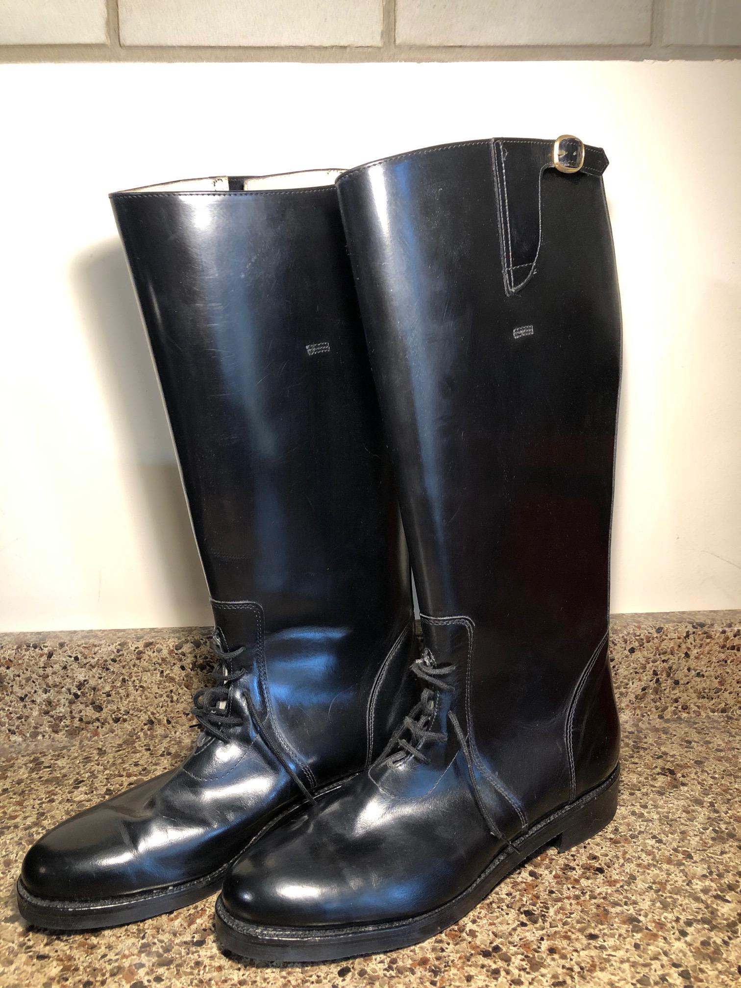Hartt Daytona Motor Boots, High Black, Biltrite Soles and Heels, NOS ...