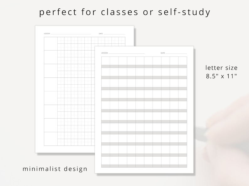 Blank Character-based Language Practice Worksheet PDF for - Etsy