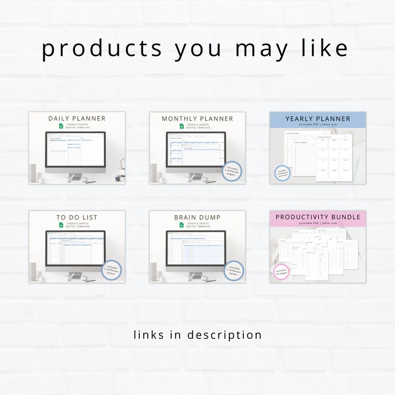 Minimalist Weekly Planner: Interactive Google Sheets Template (digital ...