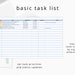 Minimalist Digital Employee Task List Template for Project - Etsy