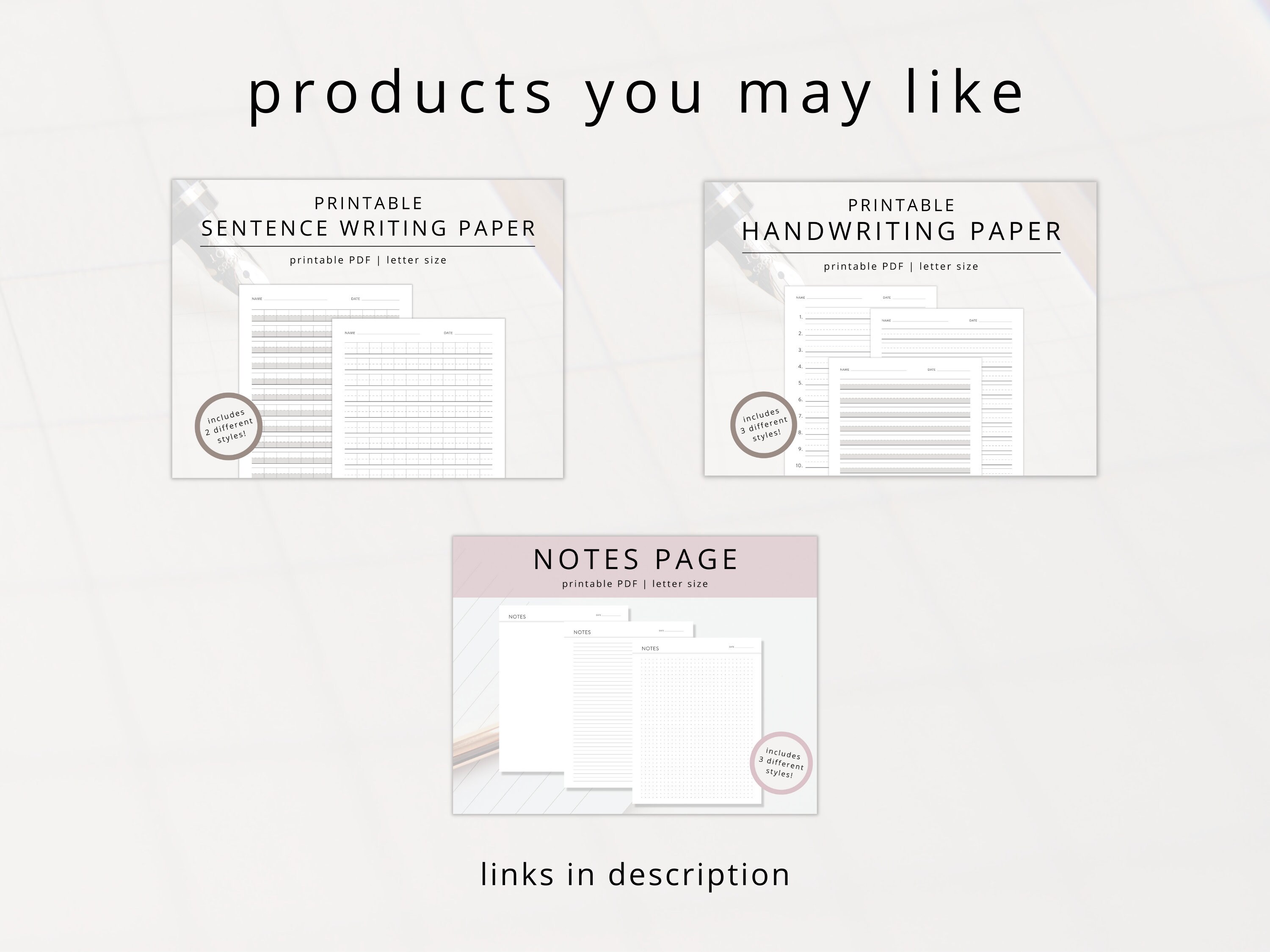 Kids Story Paper PDF for Storytelling, Blank Printable Creative Writing ...