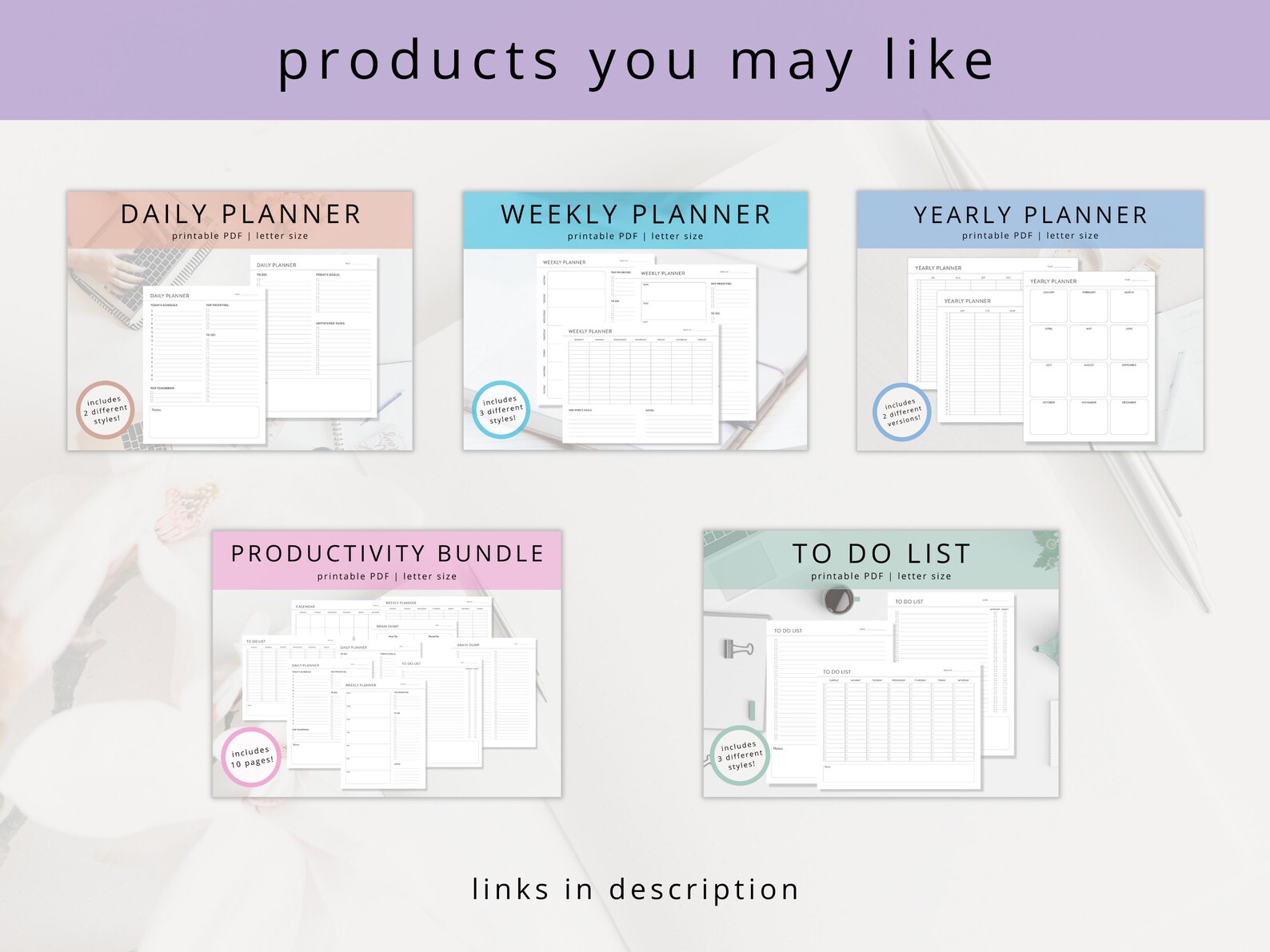 Minimalist Brain Dump PDF Template With Eisenhower Matrix - Etsy