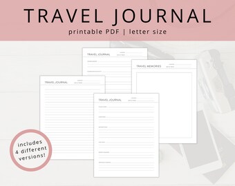 Travel Memories Journal - Etsy