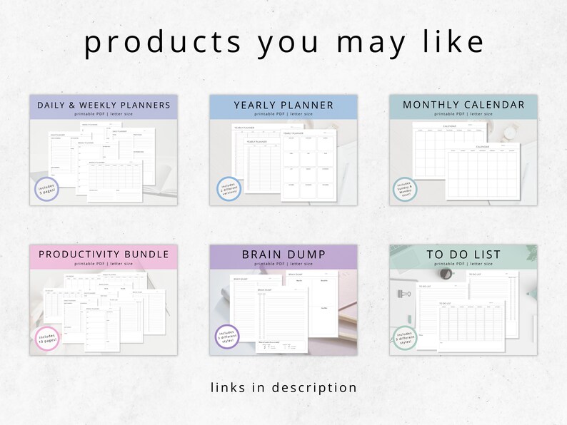 Minimalist Weekly 18 Hour Planner PDF Template for Calendar Blocking ...