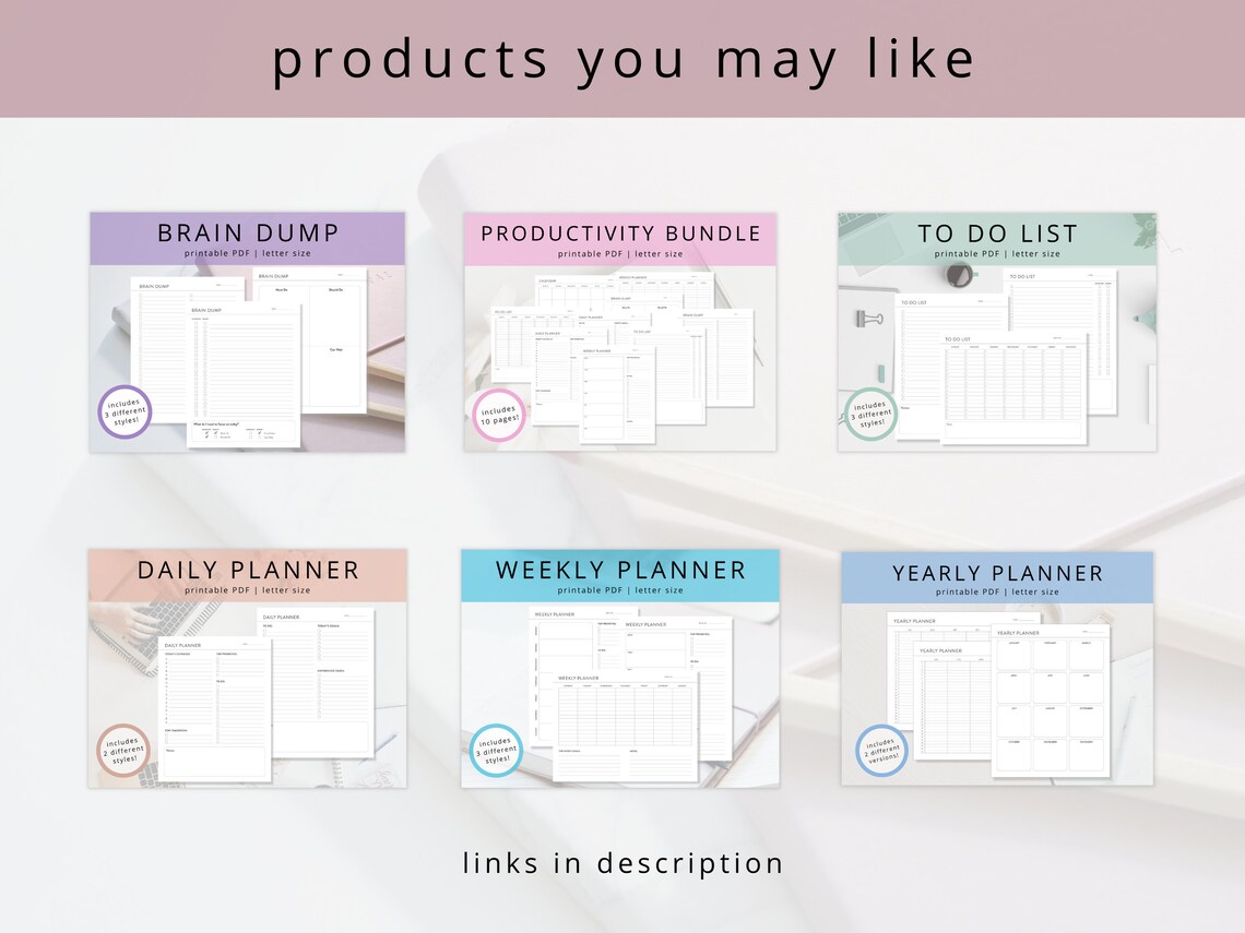 Minimalist Priority Matrix Worksheet PDF for Productivity & - Etsy