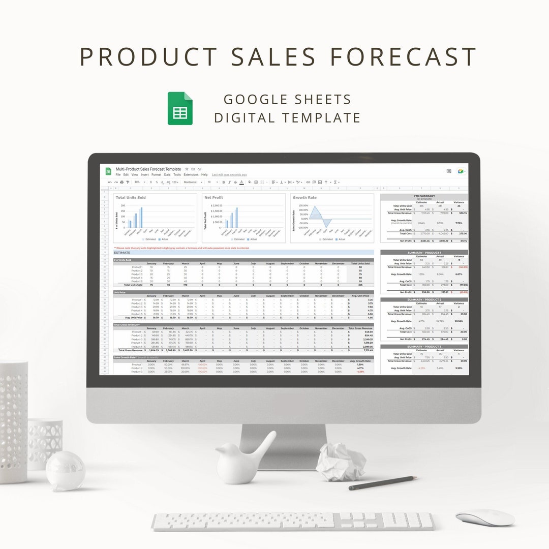 Minimalist Digital Sales Tracker for Multi-product Management ...