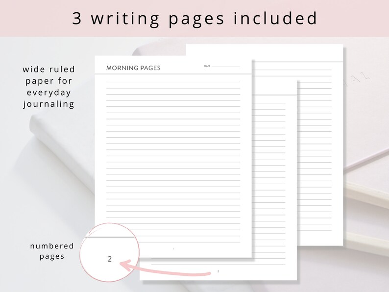 Minimalist Morning Pages PDF With Journal Writing Prompts - Etsy