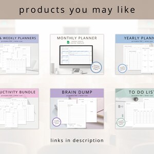 Minimalist Class Schedule PDF Template for School Week Organization ...