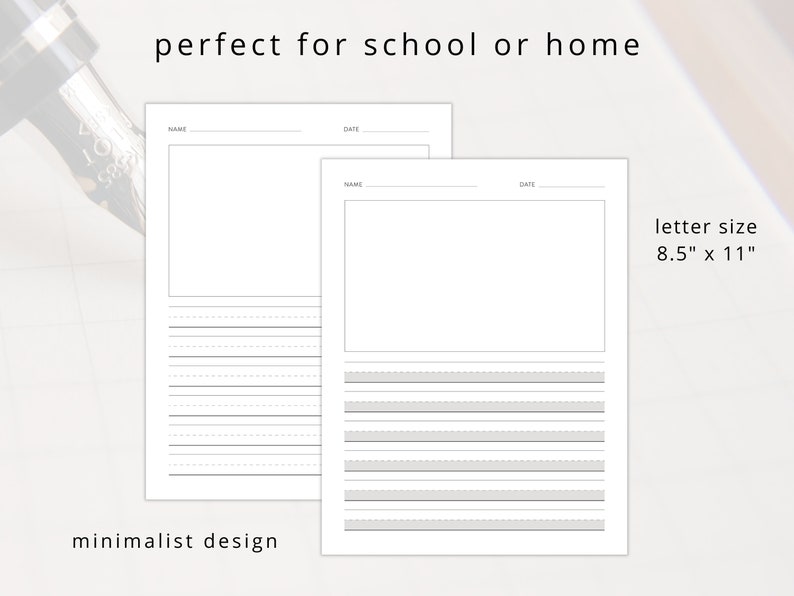 Kids Story Paper PDF for Storytelling, Blank Printable Creative Writing ...