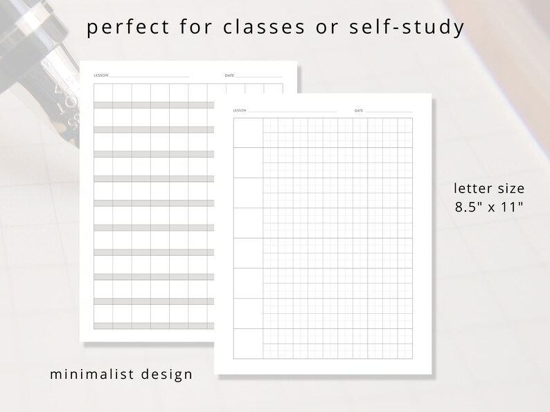 Blank Character-based Language Practice Worksheet PDF for | Etsy