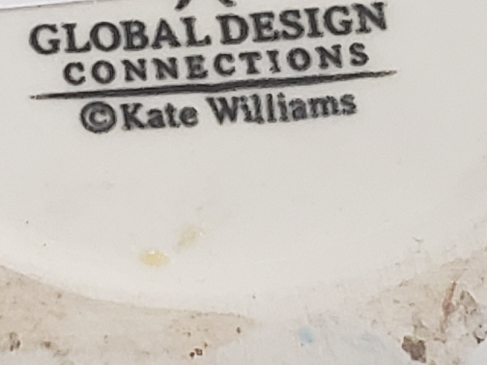 Global Design Connections Kate Williams Ceramic light green beaded ...