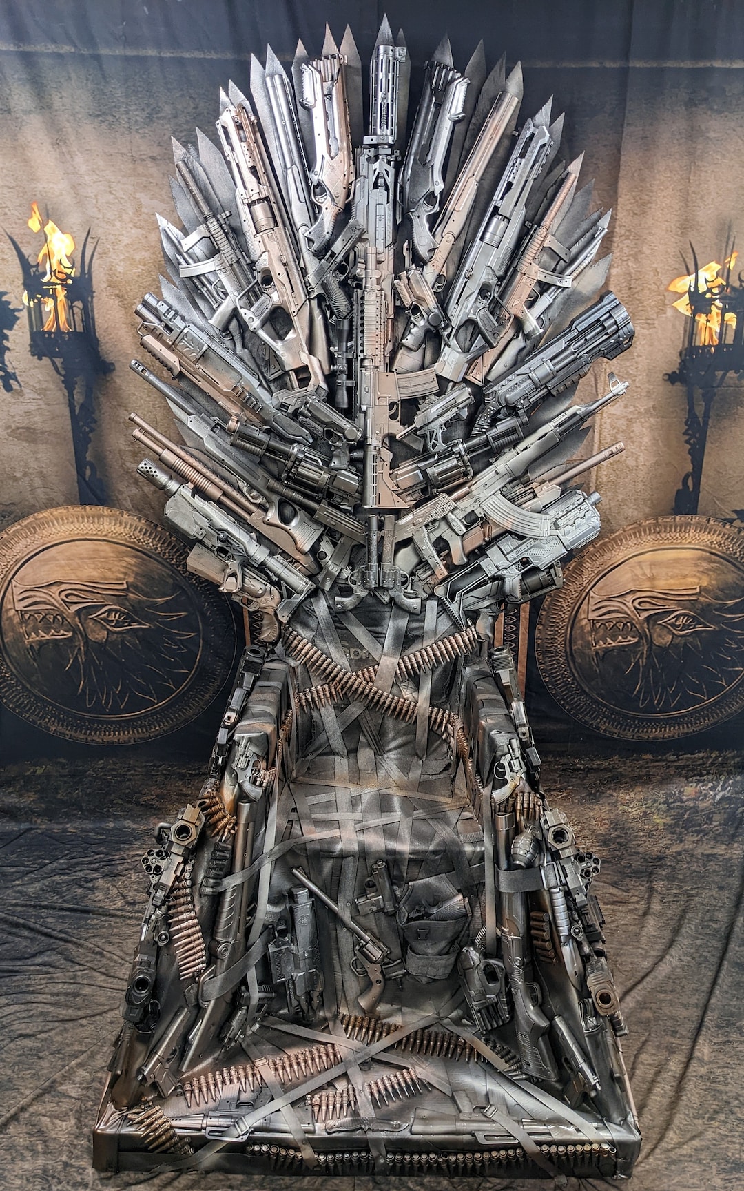 Throne of Guns Game of Thrones Inspired Custom Throne With - Etsy