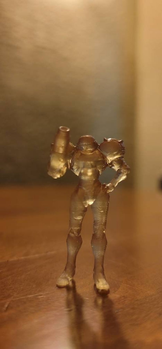 Metroid Samus crystal clear miniature model handmade | Etsy