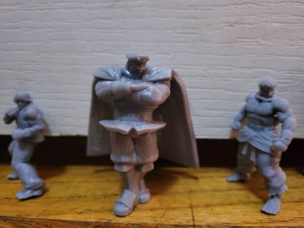 9 Street Fighter Character Models Handmade - Etsy