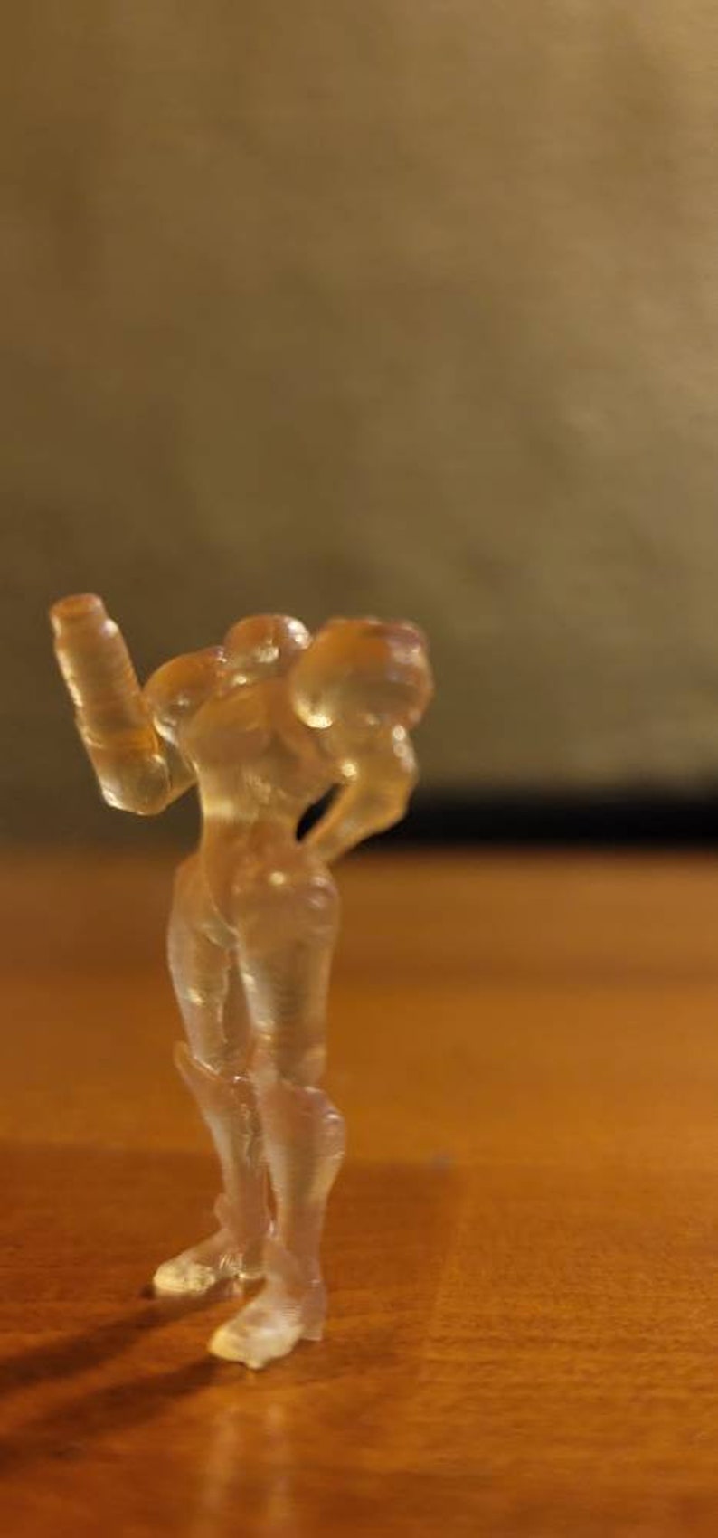 Metroid Samus Crystal Clear Miniature Model Handmade - Etsy