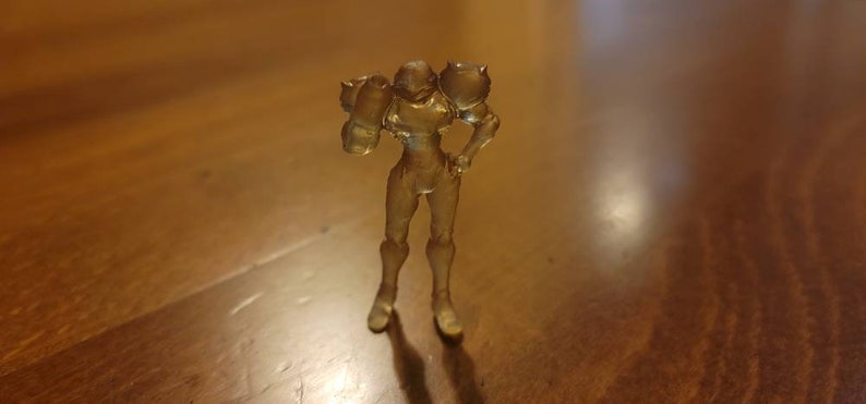 Metroid Samus Crystal Clear Miniature Model Handmade - Etsy