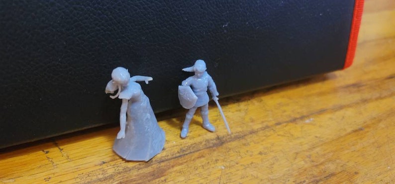 Princess Zelda & Link From Legend of Zelda Handmade Miniature - Etsy