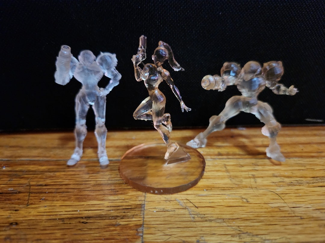 Metroid Samus Crystal Clear 3 Different Variations - Etsy
