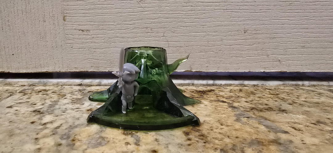 Legend of Zelda Toon Link Mini Model & Deku Tree Mini Light Set - Etsy