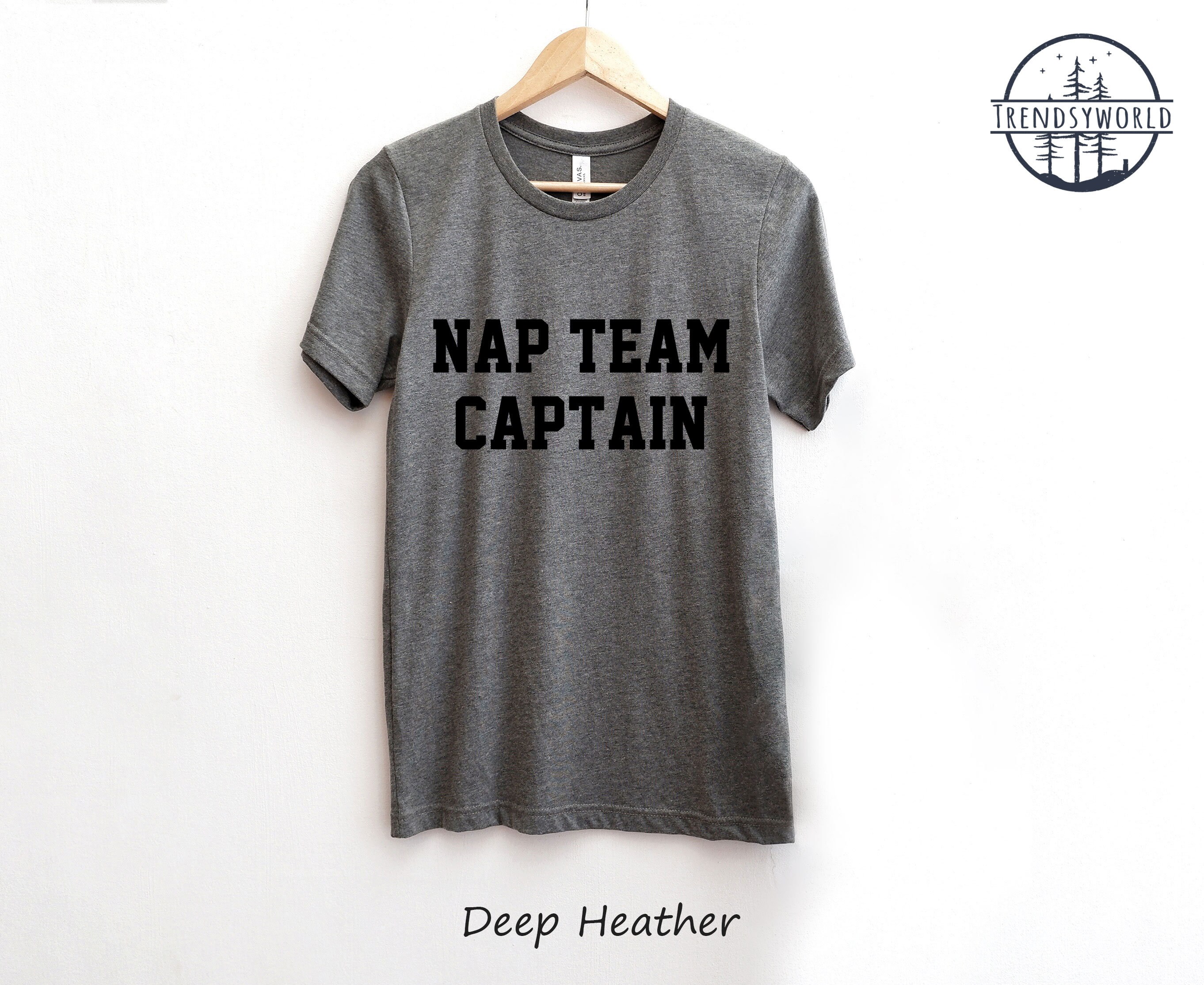 Nap Team Captain T Shirt, Funny Lazy Girl Shirt, Napping Shirt - Etsy