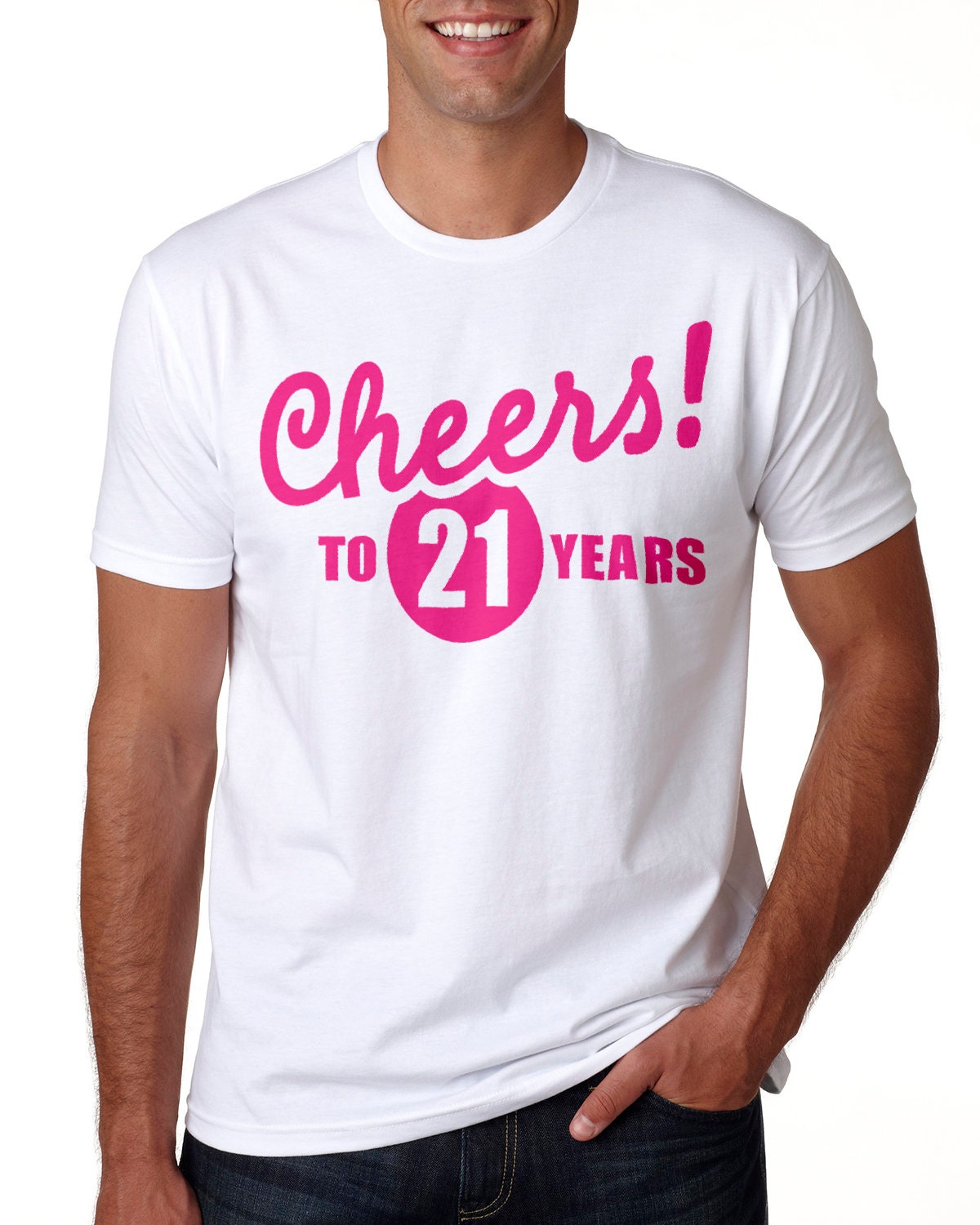 Cheers to 21 Years Shirt, 21st Birthday Gift Shirt, Anniversary Shirt ...