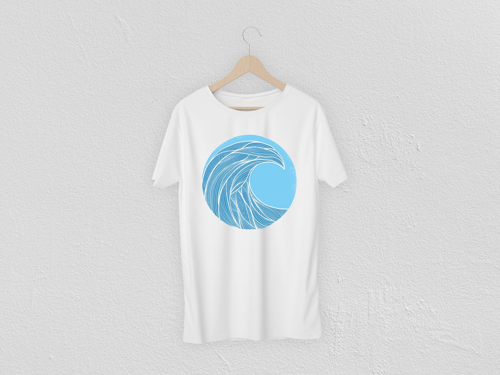 Wave Ocean Shirt / Surf T-shirt Beach Shirt - Etsy