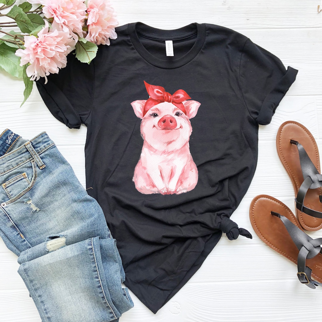 Pig Shirt, Sweet Pig Outfit, Adorable Oink, Livestock Show Shirt, Year ...