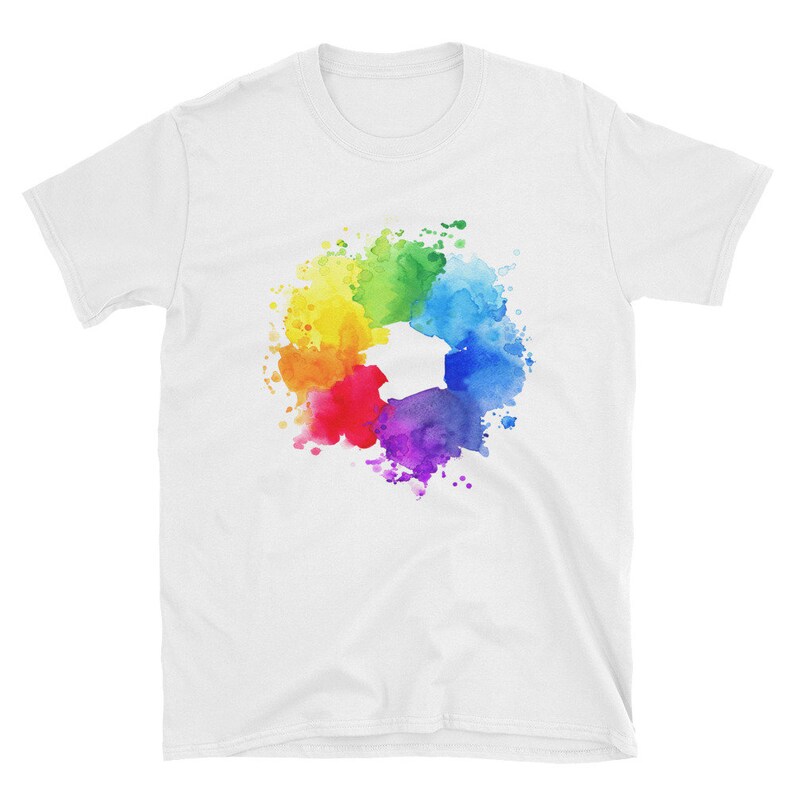 Colorful Art Shirt-art Clothing-funny Colorful Painter Tee Gift-art ...