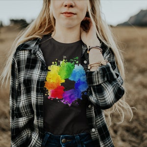 Colorful Art Shirt-art Clothing-funny Colorful Painter Tee Gift-art ...