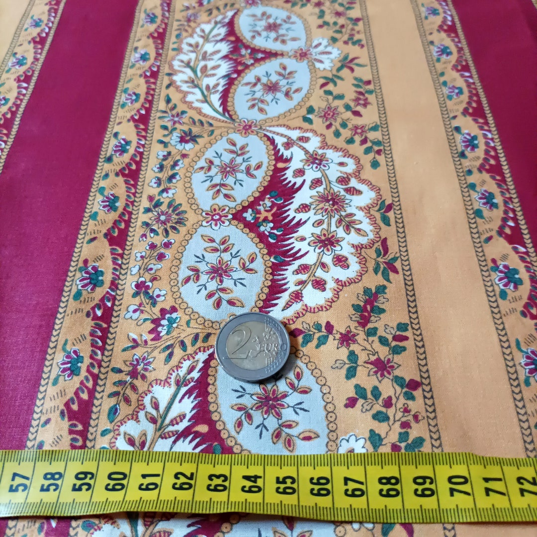 Tissu / Fabric/ Largeur 150 Cm./ Fleuri Esprit Provençal / Made in ...