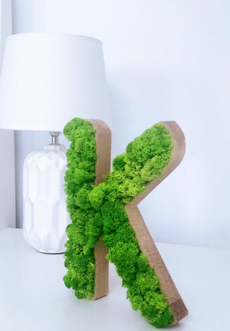 3D Moss, Wooden, Oak Letters. Your Company Logo - Etsy